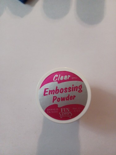 Embossing Powder Clear Fun Stamps Stampendoum EP04 Pre-owned Rubber ...