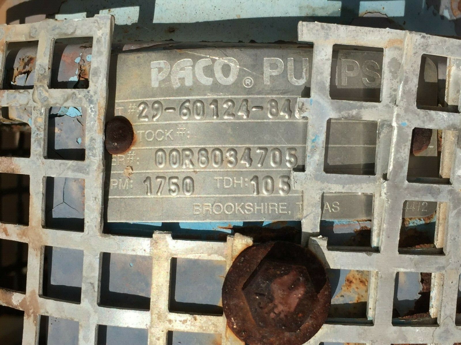 PACO SPLIT CASE PUMP 1750GPM W/GE 75HP 460V 3PH MOTOR | eBay