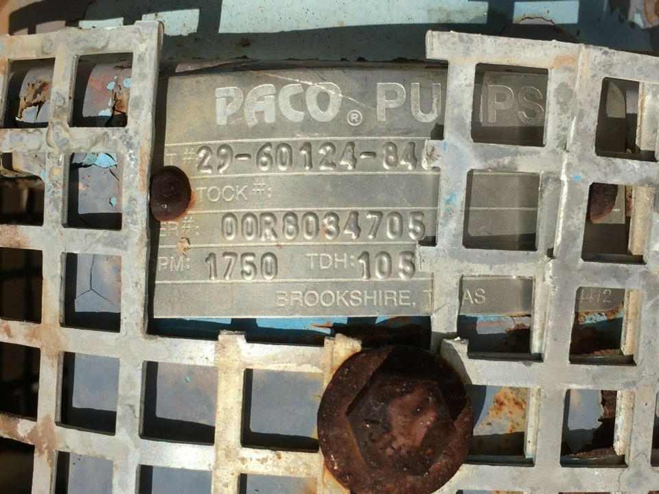 PACO SPLIT CASE PUMP 1750GPM W/GE 75HP 460V 3PH MOTOR | eBay