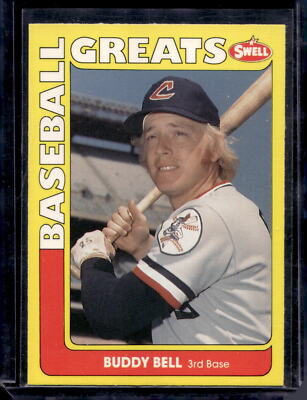 1991 Swell Baseball Greats Buddy Bell #7 - Cleveland Indians - SET ...