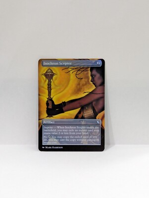 Isochron Scepter Foil Custom sticker on bulk MTG Commander | eBay