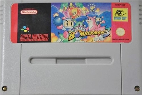 Super Bomberman 3 - SNES Super Nintendo NES Kids Action Adventure Video ...