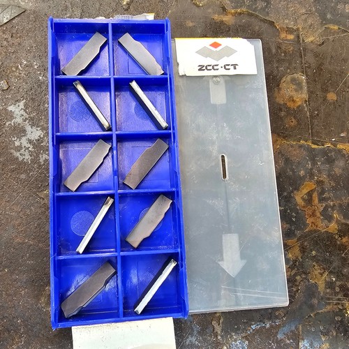 Qty 10 ZCC-CT (Shars) ZPES 02502 ZPES02502-MG YBG302 Carbide Grooving ...