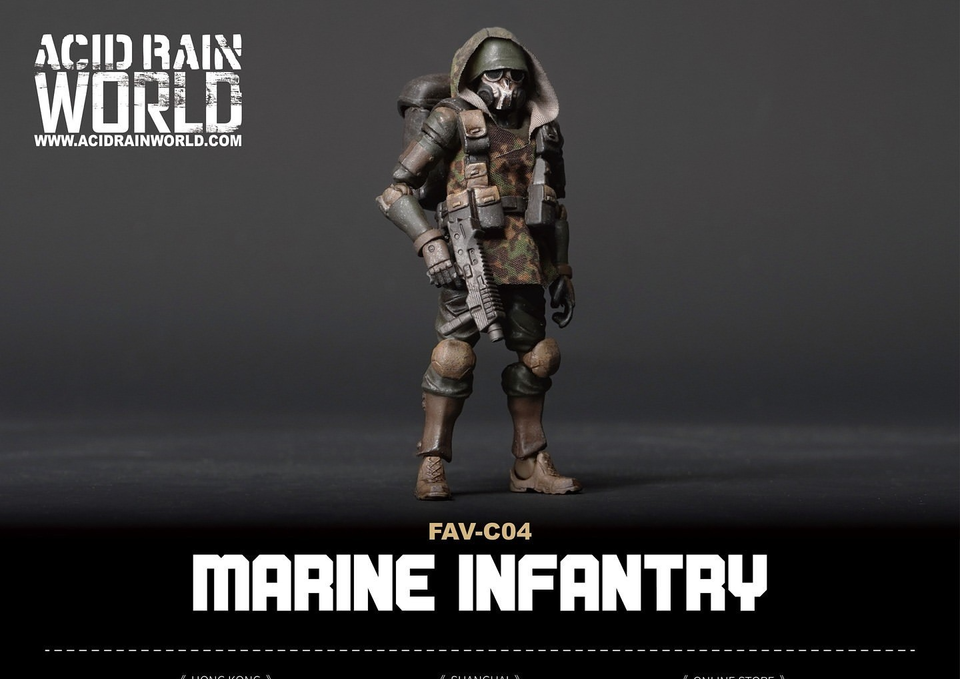 Acid Rain World 3.75 Sand Marine Infantry FAV-C03 FAV-C04 Limited ...