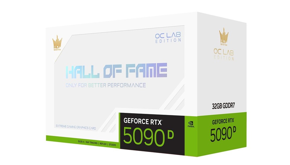 GALAX GeForce RTX 5090 D HOF OC Lab Edition 32GB GDDR7 Gaming Graphics ...