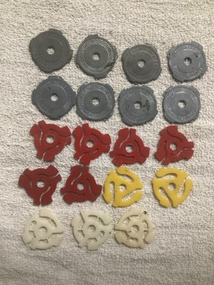 Vintage Lot of 19 Record Insert Adapters 45 RPM Webster Corp Chicago ...