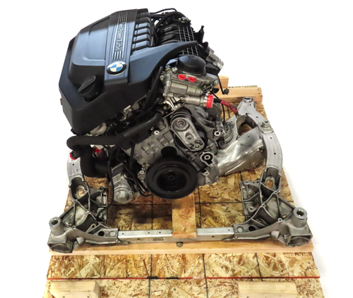 12-19 BMW 535i 640i 740i (F01 F02 F06) RWD 3.0L N55 ENGINE ASSEMBLY ...
