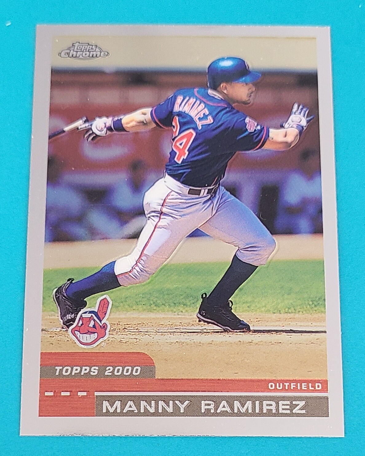 2000 Topps Chrome #398 Manny Ramirez Cleveland Indians BASEBALL Card M8 ...