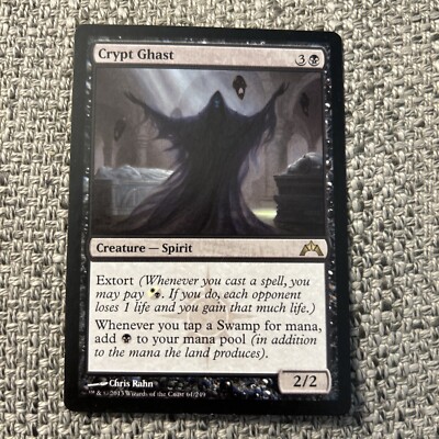 Magic The Gathering Crypt Ghast Gatecrash Rare Light Play MTG single ...