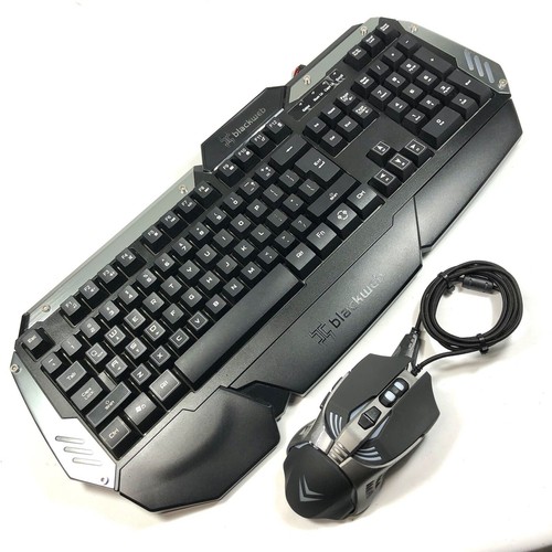 Blackweb Centaur USB Wired Backlit Gaming Keyboard & MU21007 Gaming ...