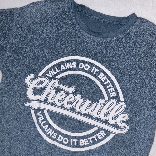 Girls Sweatshirt Cheerville Size YXL Blue Cheer | eBay