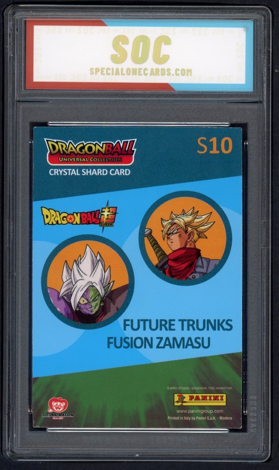 2021 PANINI FUTURE TRUNKS & FUSION ZAMASU DRAGON BALL UNIVERSAL #S10 ...