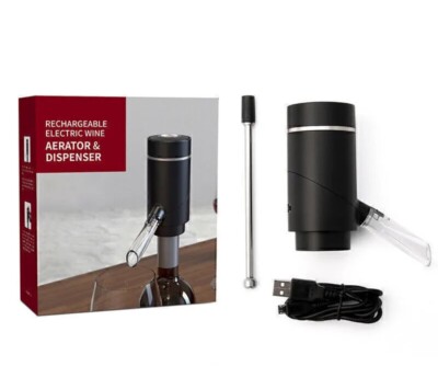 Electric Wine Decanter Automatic Wine Pourer Battery Powered Electric ...