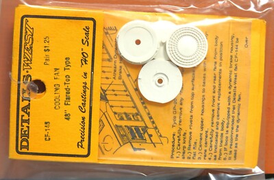 DETAILS WEST HO SCALE COOLING FAN 48" FLARED-TOP TYPE # CF-145 | eBay