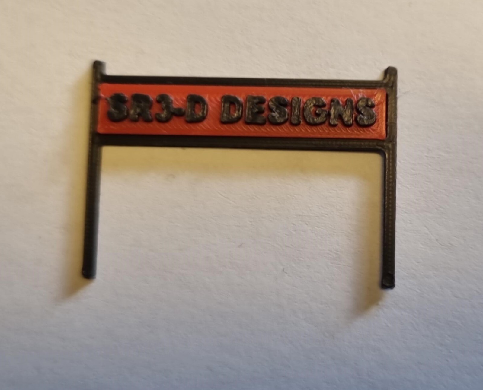 N gauge model railway station sign 7 colours Customisable Name Set of 2 ...