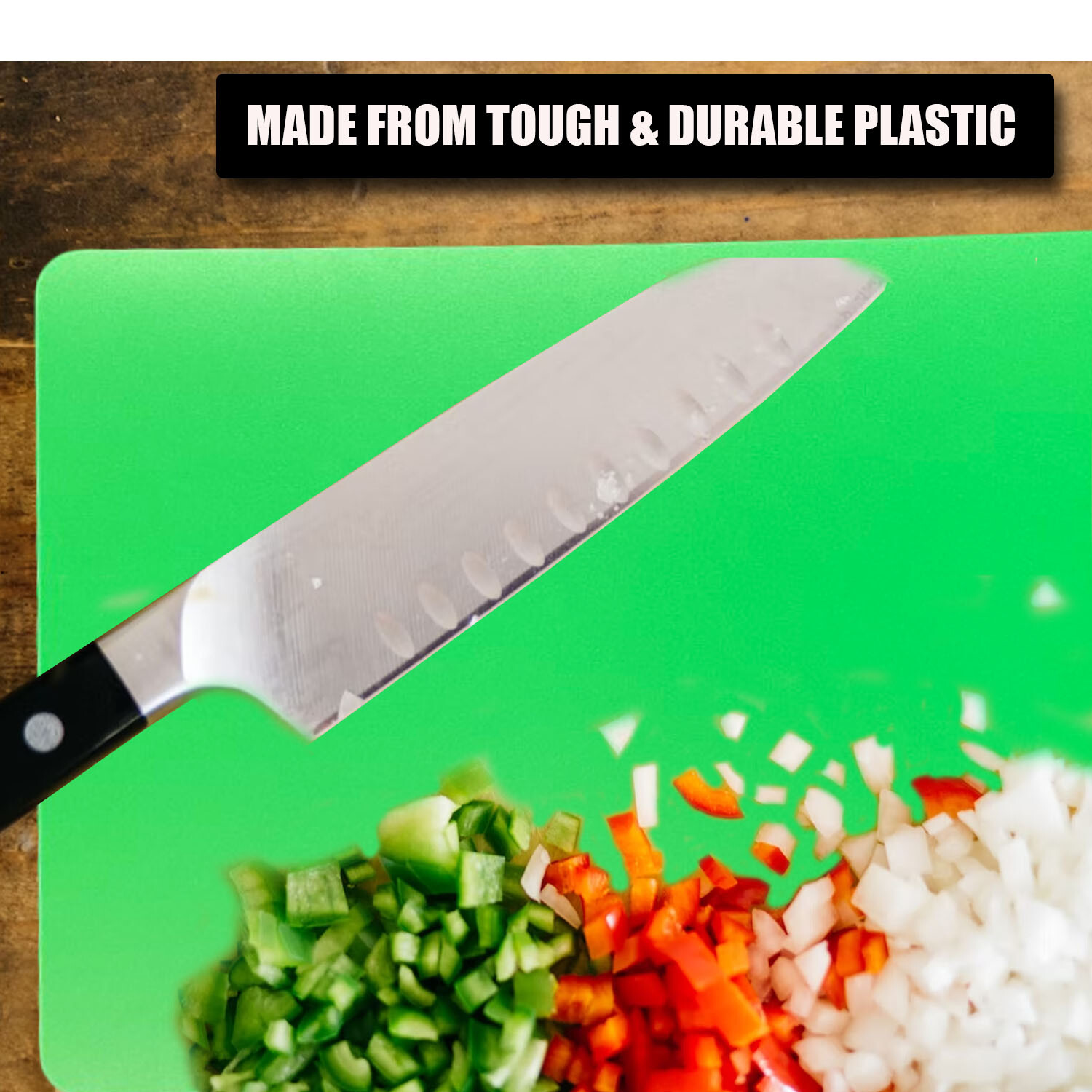 4pk Flexible Chopping Boards Flexi Coloured Cutting Sheets Mats Kitchen ...