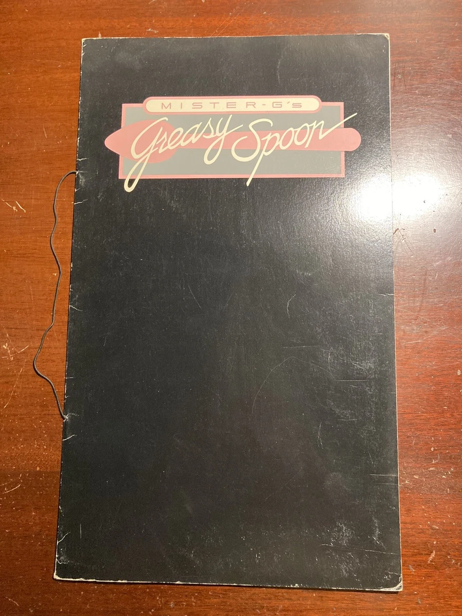 Greasy Spoon Menu