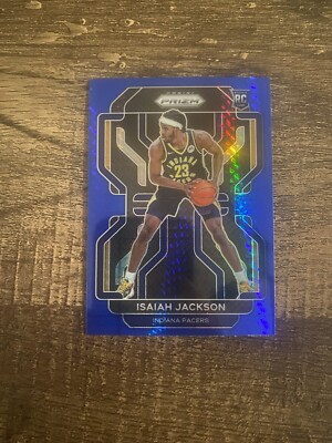 2021-22 Panini Prizm - Blue Hyper Prizm #309 Isaiah Jackson (RC) SP | eBay