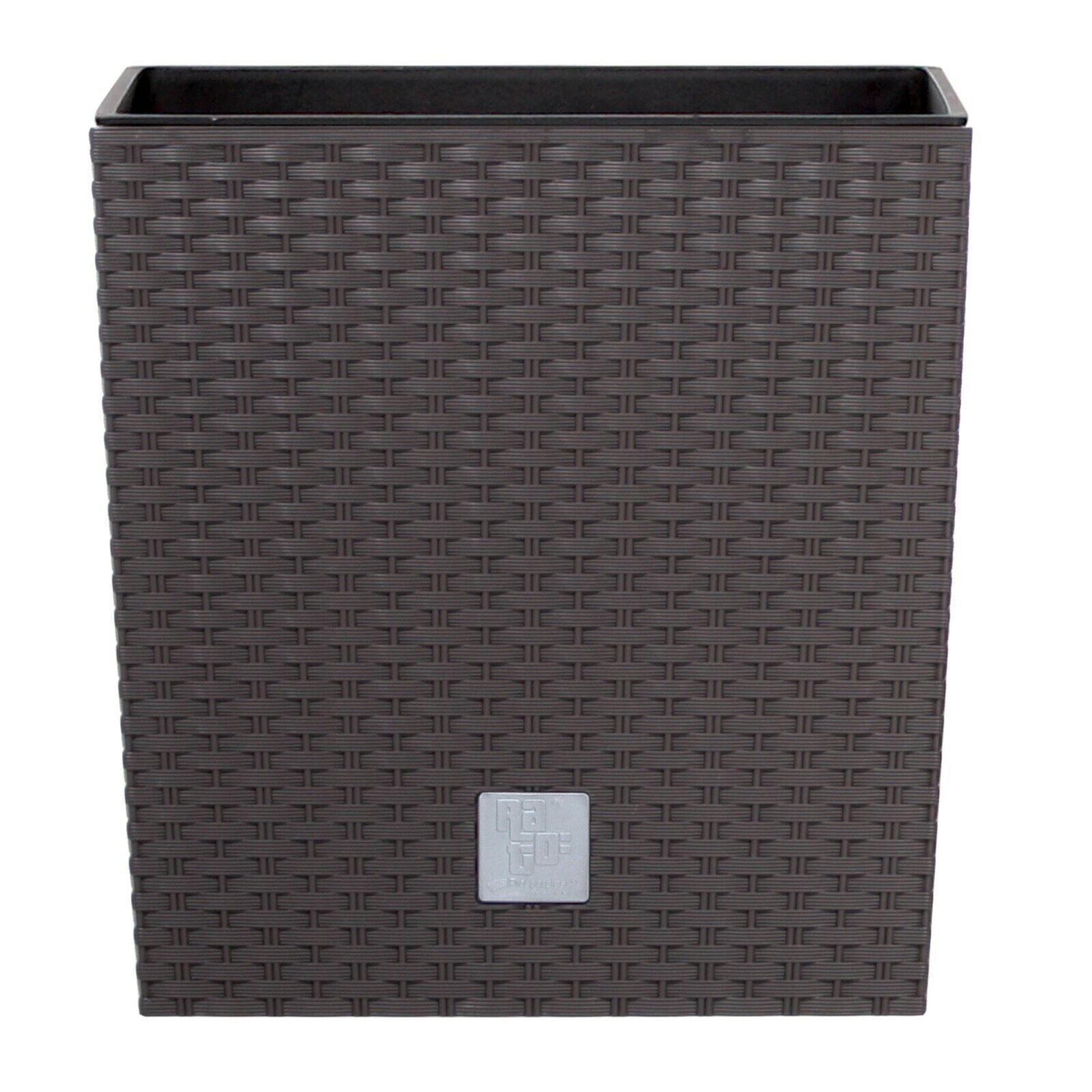 Rattan Design Elegant Tall Large Plant Pot Flower Indoor Outdoor Garden ...