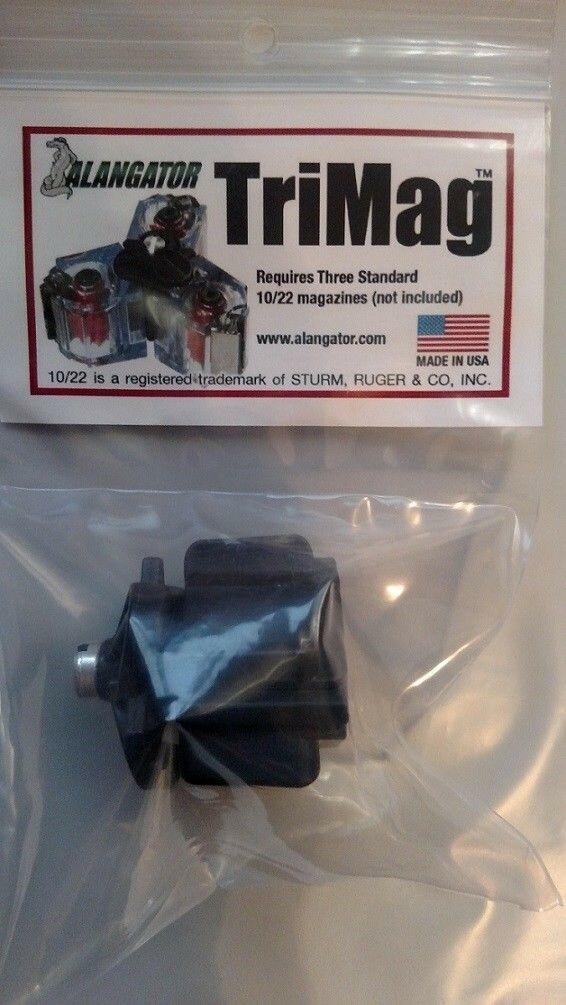 Alangator TriMag Magazine Connector for Ruger 10/22 22lr BX-1 Magazines ...