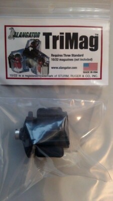 Alangator TriMag Magazine Connector for Ruger 10/22 22lr BX-1 Magazines ...