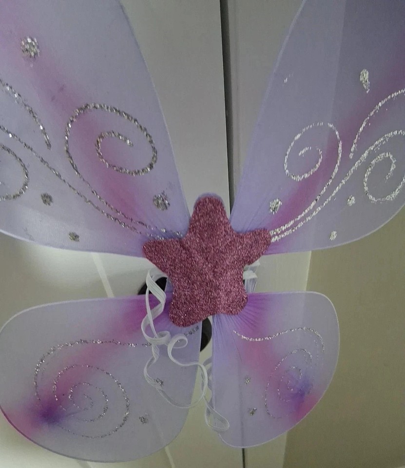 Purple Butterfly Fairy Wings Pixie Costume Child Dress up Cosplay | eBay