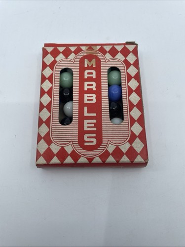 Vintage Box of Marbles USA NOS Wh12 | eBay