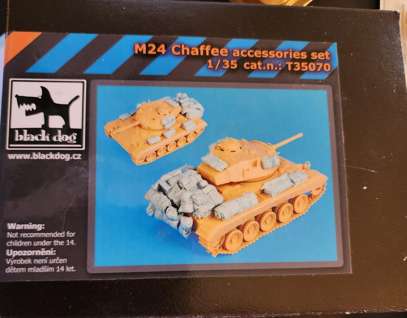 Black Dog M24 Chaffee Tank Accessories Set WWII (for Bronco kit) T35070 ...