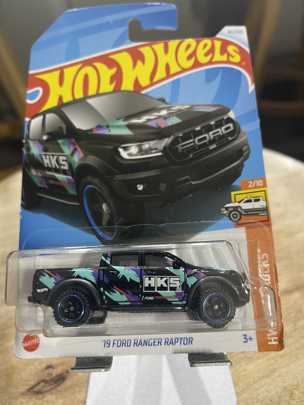 Hot Wheels ‘19 Ford Ranger Raptor HKS Black 2024 B Case | eBay