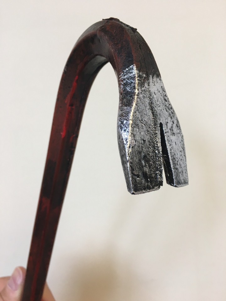 REALISTIC FOAM PU CROWBAR PRY CROW IRON BAR HORROR MOVIE PROP WEAPONS ...