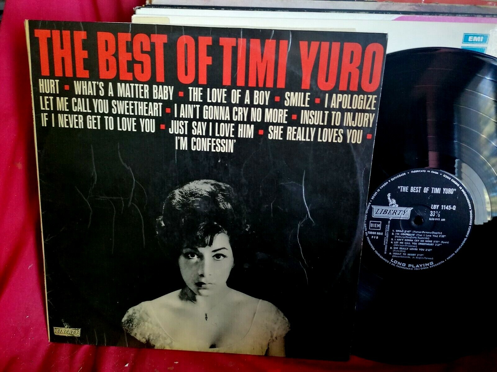 Timi Yuro the Best Of LP 1963 Italy Ex Northern Soul With Insult to ...