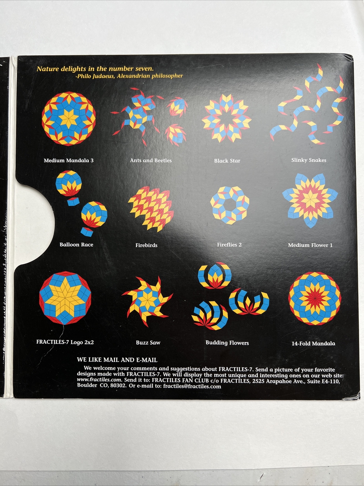 Fractiles 7 Magnetic Tile Toy Math Pattern Parent's Choice Award Travel ...