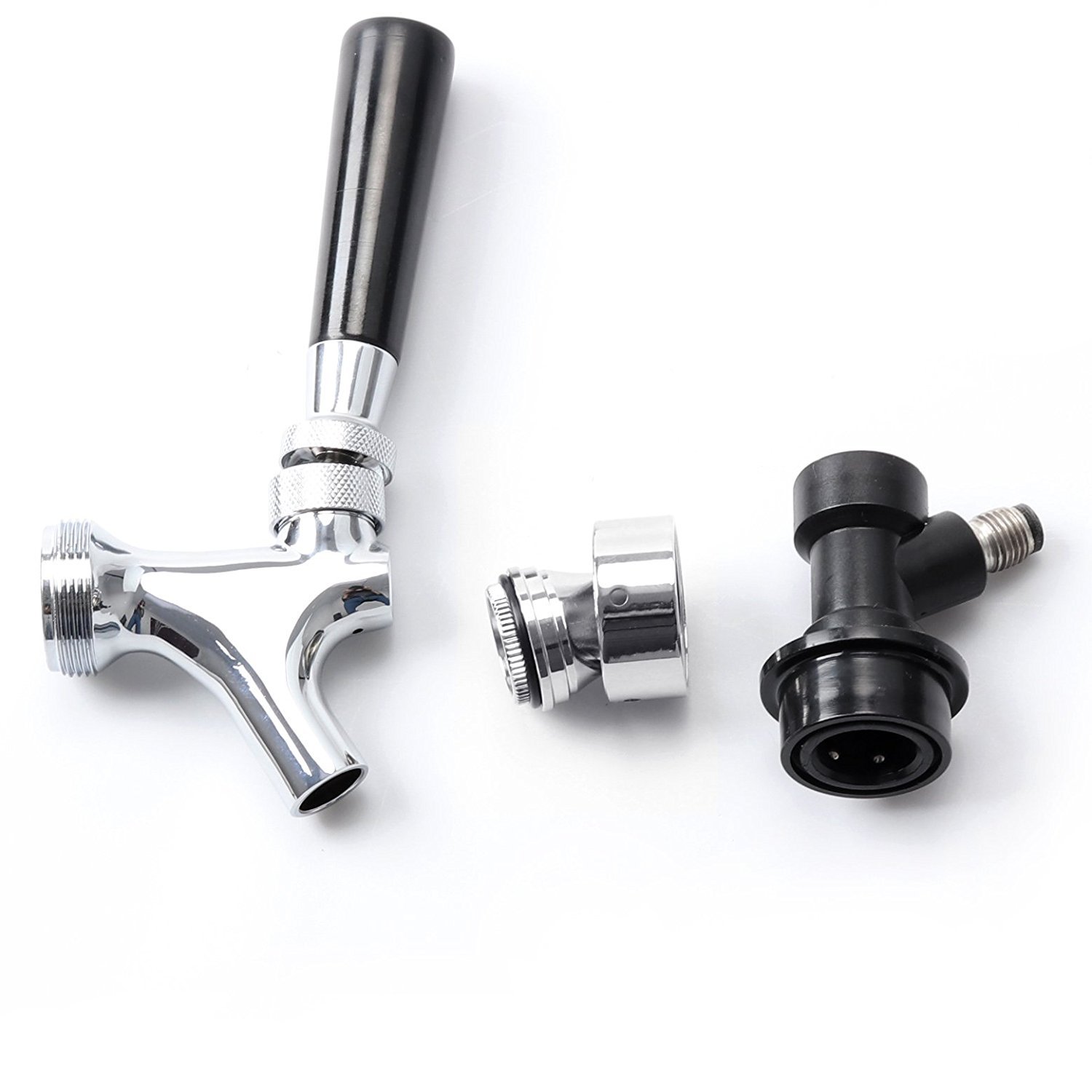 BEER FAUCET SAMPLING TAP w/ BALL LOCK QUICK DISCONNECT for CORNELIUS ...