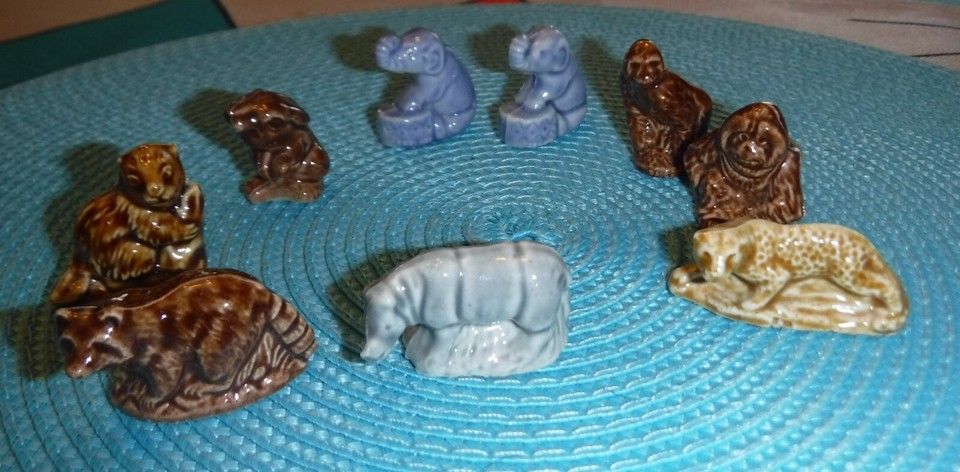 Vintage 9 WADE England Red Rose Tea Gorilla Elephants etc. Some are ...