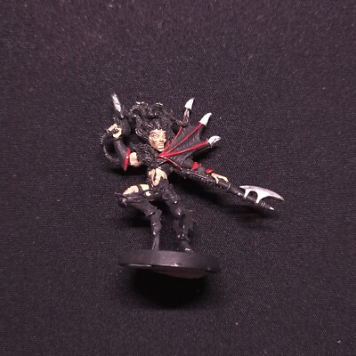 Warhammer 40k DARK ELDAR BEASTMASTER model built some paint METAL OOP ...