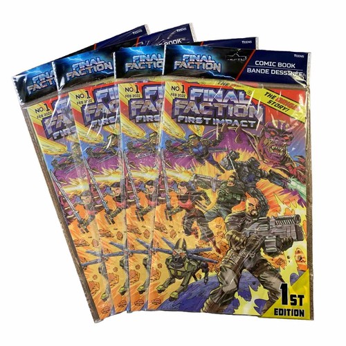 FINAL FACTION First Impact Comic Book 1st Edition Issue #1 Feb 2022 X4 ...