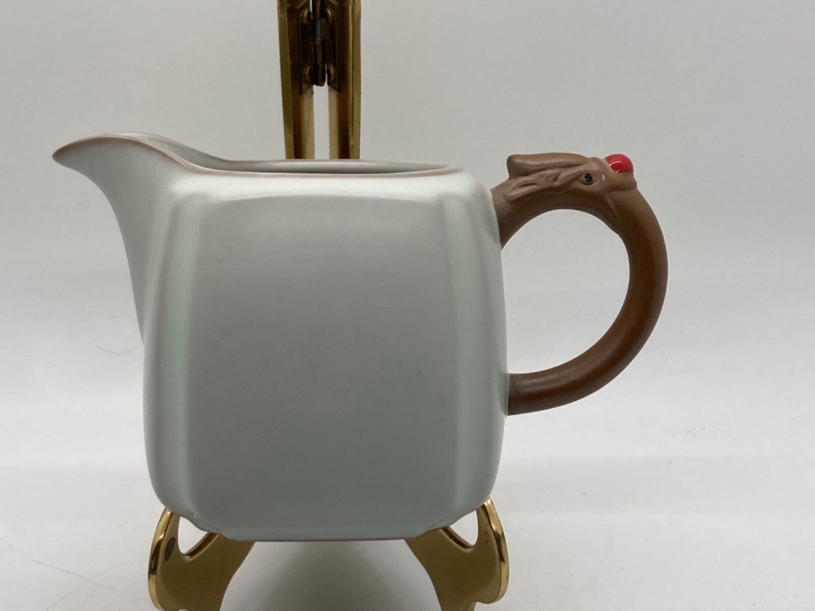 Chinese Tea Set with Cattle Tea Pet Filter Holder and 6 cups | eBay