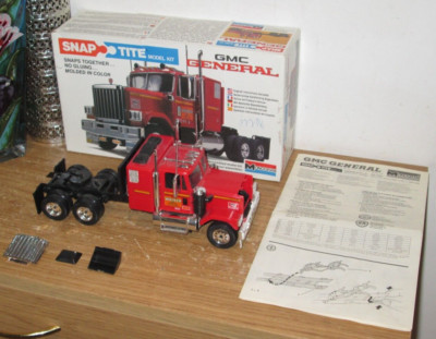 For Spares Vintage Monogram Snap Tite Model Kit 1978 GMC General Truck ...
