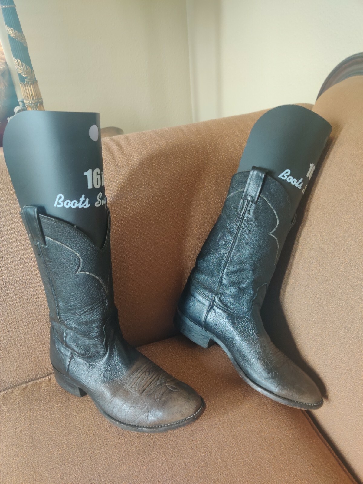 Rare Nacona Vintage Two Tones Western Boots Size 9 Me… - Gem