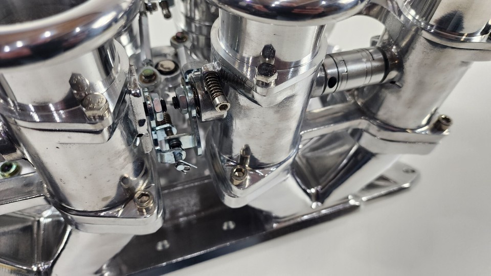 OBX Maximizer ITB Individual Throttle Body Kit Chevy Small Block SBC ...