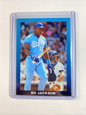 Bo KNOWS Broken Bats BLUE #NNO Bo Jackson NICE Kansas City Royals RARE ...