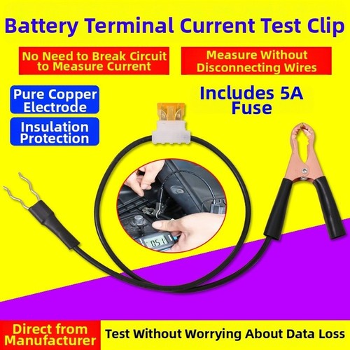 Battery Clamp Tester Current Detector Non-contact Measurement Pure ...