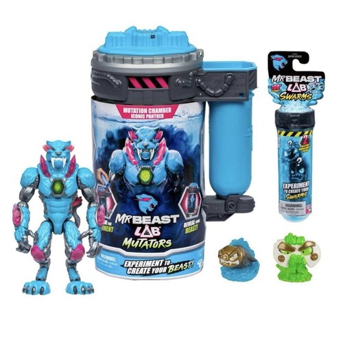 MrBeast Mutators Mutation Chamber Iconic Panther Figure Set 2-Pack for ...