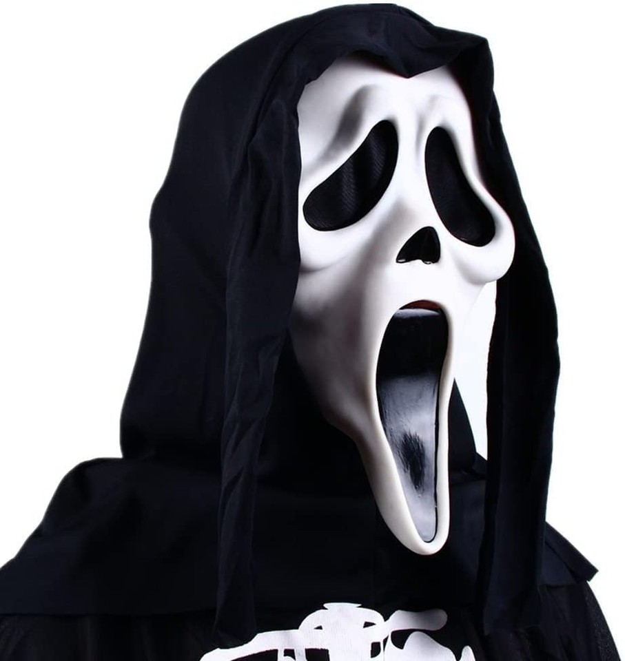Halloween Mask Natural Latex Scary Skull Mask Horror Full Head Masque ...