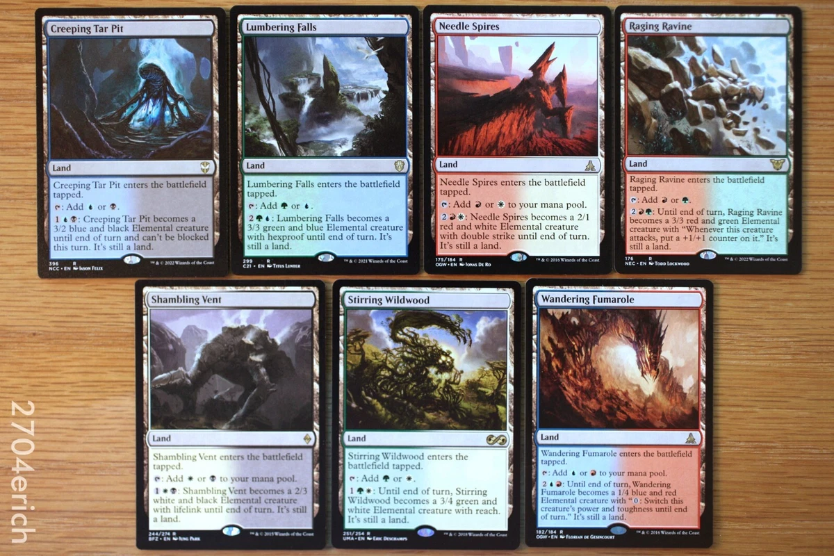 Black Green Dual Lands Mtg