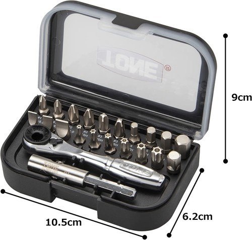 Tone BRS20 Bit Ratchet Set 7pcs 22 pieces TONE | eBay