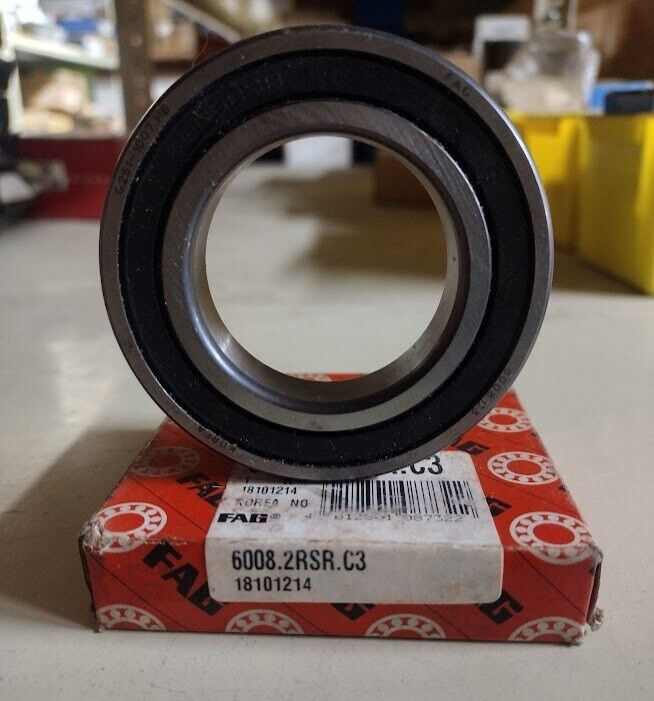 FAG 6008.2RSR.C3 6008 2RS 40mm ID, 68mm OD, 40mm Wide | eBay