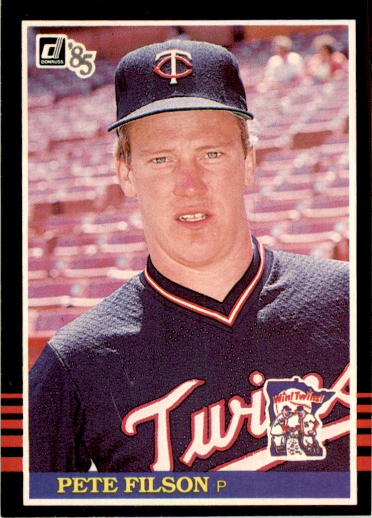 1985 Donruss Pete Filson 105 Baseball Cards #607 | eBay