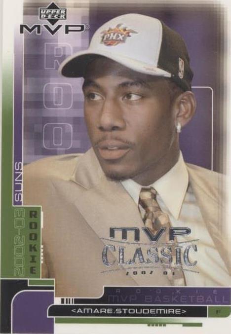2002-03 Upper Deck MVP - Rookie Amare Stoudemire #208 Mvp Classic (RC ...