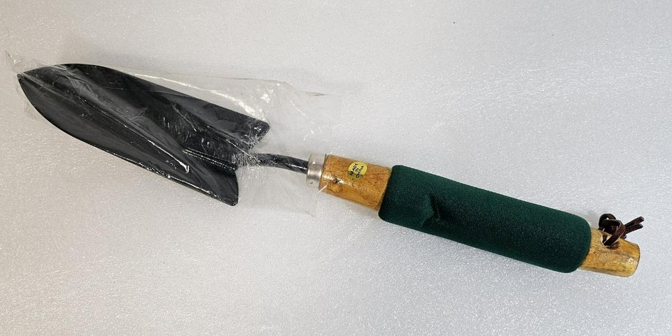 Box Case Lot 12 Garden Hand Shovels Metal with Foam Cushion Wood Handle ...